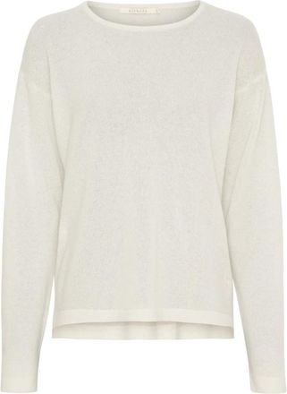 BTF-CPH Pullover aus reiner Kaschmirwolle mit U-Boot-Ausschnitt - - Knitwear - Damen - Wei&szlig; - M