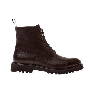 Scarosso Jackie Grain Boots - - Shoes - Herren - Braun - 40 1/2 EU