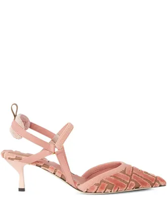Fendi escarpins Colibri Lite 55 mm &agrave; bride arri&egrave;re - Rose