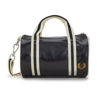 Fred Perry Mini Barrel Bag - - Bags - Herren - Schwarzk - ONE SIZE