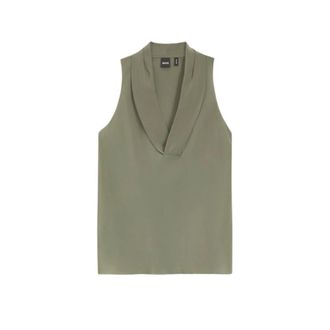 HUGO BOSS Bolaru Top - Femme - Tops - Vert - Taille: 38 FR