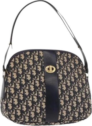 Dior Sac bandouli&egrave;re vintage Trotter Pre-owned - Femme - Pre-owned - Bleu - Taille: ONE Size