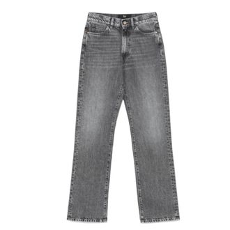 3x1 Ash Grey Baumwolljeans Straight Leg - - Jeans - Damen - Grau - W30