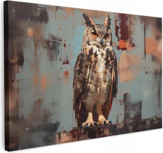 MuchoWow © Wandbilder Groß 120x80 cm XXL Schlafzimmer Home Deko Wohnung Bild Wohnzimmer Fotoleinwand Wand Bilder Leinwand Wall Decor Geschilderd - Abstract - U