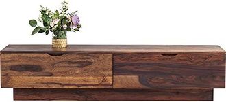 Kare Design Design Authentico Low Board, Masivholz Lowboard, TV- Board massiv, vintage Lowboard, 35x150x35cm (H/B/T)