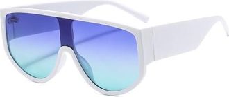 Generic Lunettes De Soleil Dext&eacute;rieur &Agrave; Monture Large For Hommes, Vacances, Sport, Shopping For Femmes(White)
