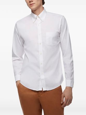 Brooks Brothers chemise &agrave; poche boutonn&eacute;e - Blanc