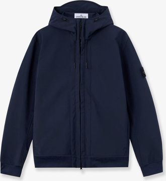 Stone Island Soft Shell-R-e.dye Technology Wind and Water Resistant Jacket - STONE ISLAND - gender_Man