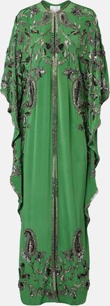 Johanna Ortiz Verzierter Kaftan Mystical Gaucho aus Seide