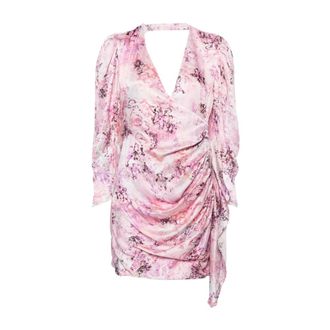 Iro Iro, Femme, Robes, Rose, Taille: 38 FR Robe Rose en Peau de Serpent
