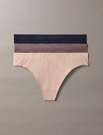 Calvin Klein Lot de 3 strings - Bonded Flex Seamless