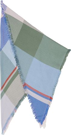 s.Oliver Dreieckiger Schal aus Viskosemix mit Karomuster