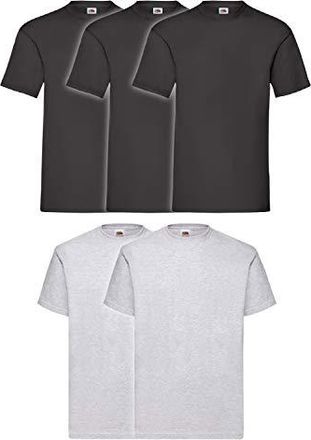 Fruit Of The Loom Lot de 5 ou 10 t-shirts pour homme, 4XL
