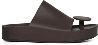 Uma Wang UMA Wang, Femme, Chaussures, Brun, Taille: 37 EU Sandales Tongs Rondes