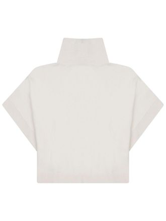 Dior Virgin Wool Pullover Sweater - White