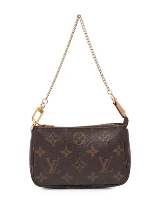 Louis Vuitton mini sac à main Pochette Accessoires pre-owned (2014) - Marron