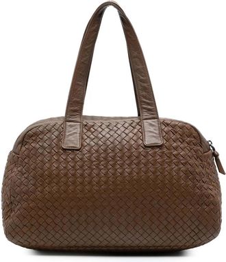 Bottega Veneta Hobo Bags - Nappa Intrecciato Shoulder Bag - Gr. unisize - in Braun - für Damen
