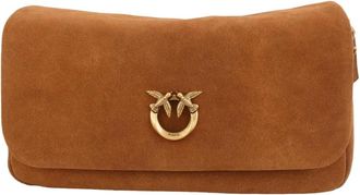 Pinko Pinko, Femme, Sacs, Brun, Taille: ONE Size Love Bag Click Soft Horizontal Handle Medium Sac Bandouli&egrave;re