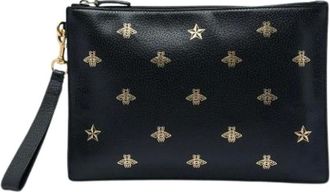 Gucci Sac pochette Pre-owned Bee Star - Femme - Pre-owned - Noir - Taille: ONE Size