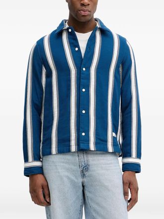 Marc O'Polo Gestreiftes Button-down-Hemd - Blau