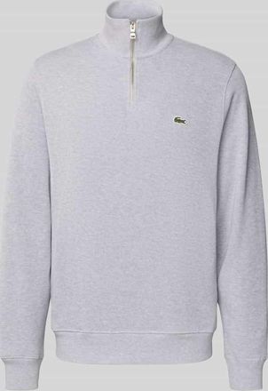Lacoste Regular Fit Troyer aus reiner Baumwolle