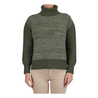 Kiton Femme, Pulls, Vert, Taille: 38 FR Pull Col Roul&eacute; en Cachemire