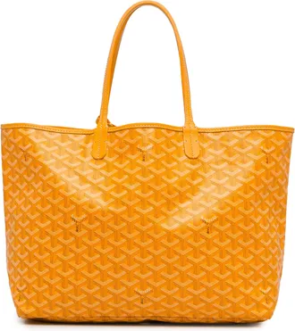 Goyard Yellow Goyardine Saint Louis PM Tote