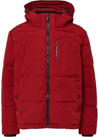 s.Oliver Winterjacke Outdoor-Jacke Wasserabweisende Pufferjacke mit abnehmbarer Kapuze