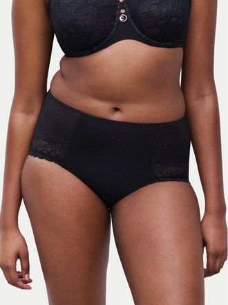 Chantelle Klassischer Damenslip mit hoher Taille Sublime C19WC6 Schwarz