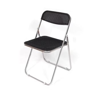 Generic Klappstuhl Camping Leicht Tragbar mit Metallrahmen Platzsparend Klappstuhl Klein Faltbar mit Lehne Klappst&uuml;hle Esszimmer Keine Montage Erforderlich(Bl