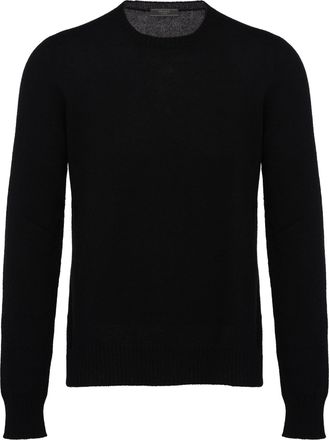 Prada Cable-Knit Cashmere Crew-Neck Sweater