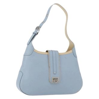 Ferragamo Sac bandouli&egrave;re Pre-owned - Femme - Pre-owned - Bleu - Taille: ONE Size