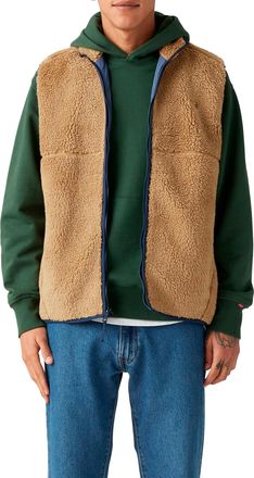 Levi's Herren Summit Sherpa Vest Weste, Harvest Gold, S