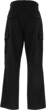 Moncler Stretch Cotton Cargo Pants - Black