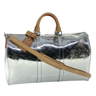 Louis Vuitton Sac Week-end en Toile Pre-owned - Femme - Pre-owned - Gris - Taille: ONE Size