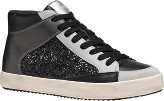 Geox Damen D BLOMIEE Sneaker, Grey, 35 EU