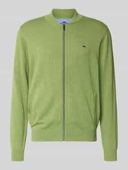 Fynch-Hatton Cardigan mit Stehkragen und Rei&szlig;verschluss