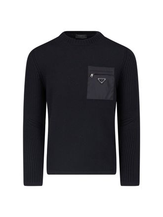 Prada Woll-Logo-Pullover