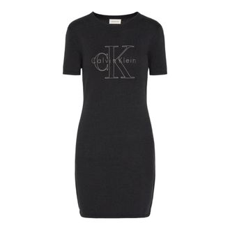 Calvin Klein Jeans Kurzarmkleid - - Dresses - Damen - Schwarzk - M