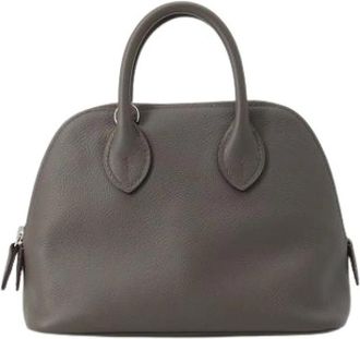 Herm&egrave;s Sac &agrave; main vintage doccasion - Femme - Pre-owned - Gris - Taille: ONE Size