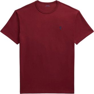 Polo Ralph Lauren t-shirt en coton à col rond - Rouge