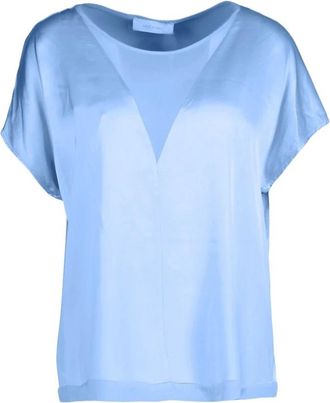 Am&eacute;lie & Am&eacute;lie Femme, Blouses et Chemises, Bleu, Taille: 42/44 FR Estelle Top