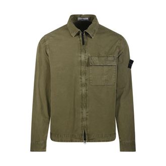 Stone Island Herren, Jacken, Gr&uuml;n, LGr&ouml;&szlig;e
