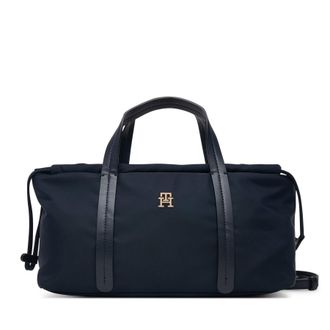 Tommy Hilfiger Handtasche Tommy Hilfiger Th Soft Nylon Crossover AW0AW18993 Dunkelblau