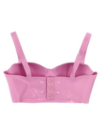 Maison Margiela Womens Multicolor Lurex Bra Clothing