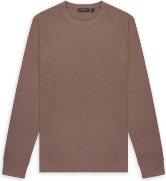 Aspact Ivo Pullover - - Knitwear - Herren - Braun - XL