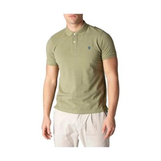 U.S.Polo Association Casual Logo Sport Polo Shirt Gr&uuml;n - - Tops - Herren - Gr&uuml;n - 3XL