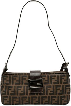 Fendi Hobo Bags - Zucca Canvas Shoulder Bag - Gr. unisize - in Braun - für Damen
