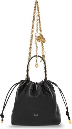 Chlo&eacute; Femme, Sacs, Noir, Taille: ONE Size Mini Sac &Eacute;paule Icons avec Cha&icirc;ne