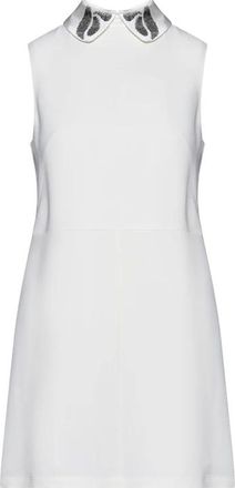 Silvian Heach Femme, Robes, Blanc, Taille: 38 FR Abito smanicato colletto gioiello